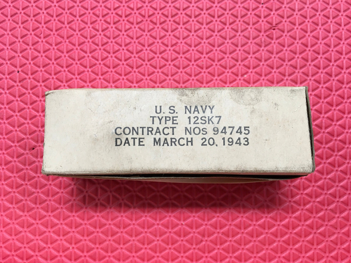 Ken-Rad 12SK7 Vacuum Tube Valve US Navy Milspec NOS NIB – Lowtechelec