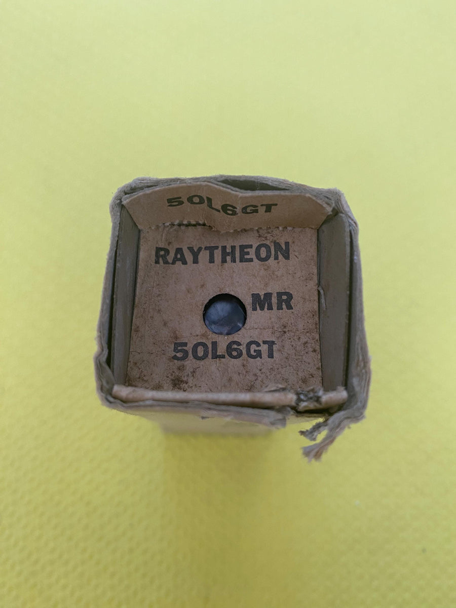 Raytheon 50L6 50L6GT Vacuum Tube Valve Black Bottle NOS NIB – Lowtechelec
